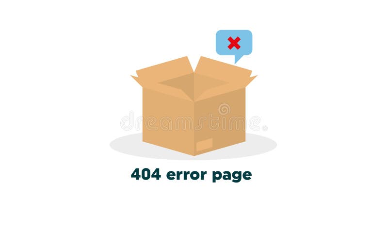 No Data, Empty Data Concept Illustration Vector Stock Illustration ...