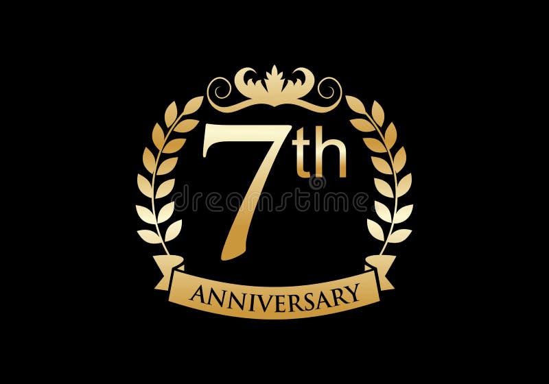 7th Anniversary Emblem. Anniversary Badge Stock Vector - Illustration ... 7th Anniversary Emblem. Anniversary Badge Stock Vector - Illustration ...