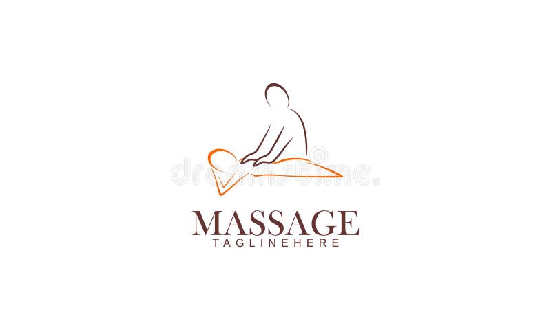 Body Massage Logo Vector Illustration Stock Illustration Illustration