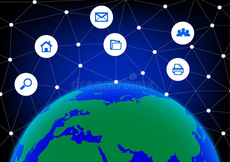 Graphics Diagram Cloud Computing Concept Infrastructure Link Access ...