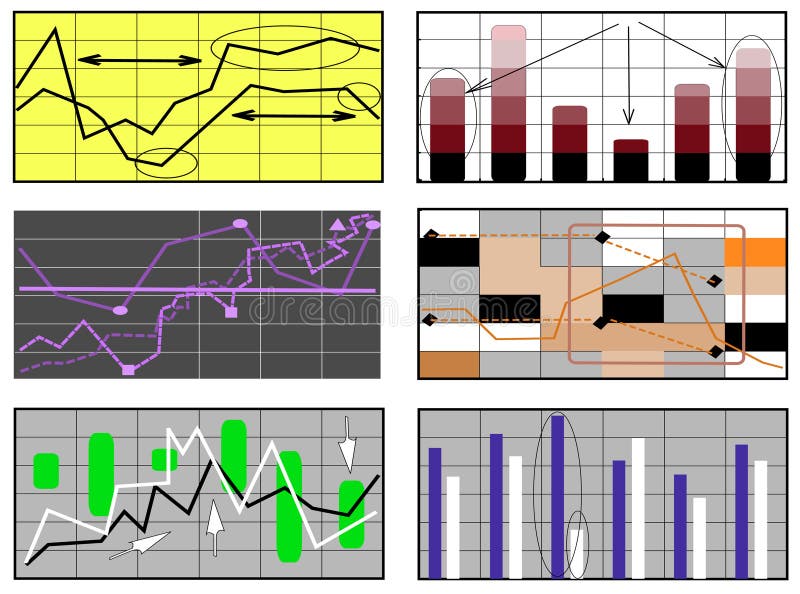 Graphics for Finance, Business and Economy Stock Vector - Illustration ...