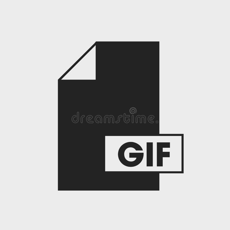 Graphics Interchange Format GIF File Icon Stock Vector - Illustration ...