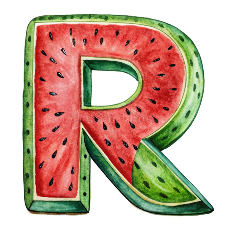 Red Watermelon Font Stock Illustrations – 1,033 Red Watermelon Font ...