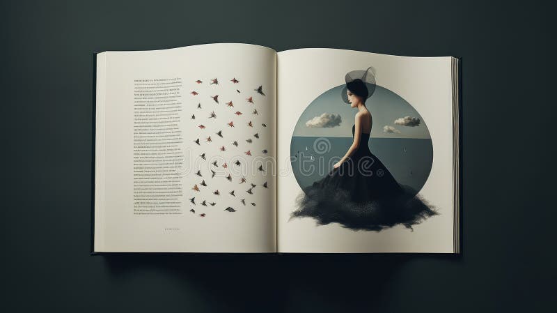 Graphics Modern Book Layout Stock Illustration - Illustration of format ...