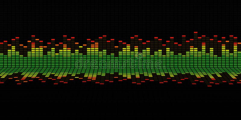 Graphics equalizer stock illustration. Illustration of binary - 4249996