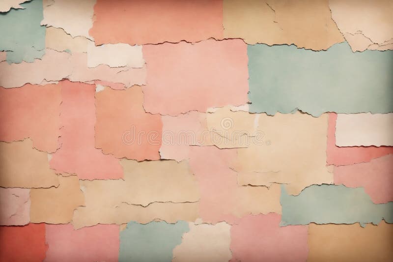 Graphics Original Paper in Pastel Colors Stock Illustration ...