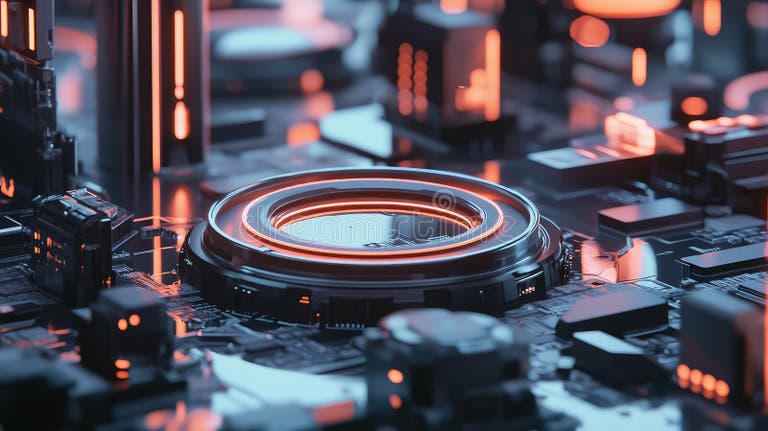 Graphics scanning gpu stock illustration. Illustration of resolution ...