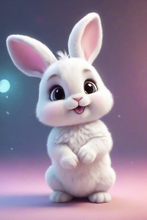 White Rabbit Graphics with Easter Eggs Stock Illustration ...