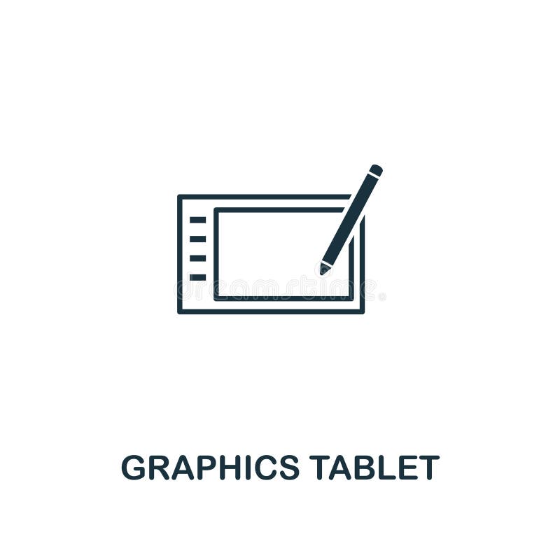 Graphics Tablet Icon. Premium Style Design from Design Ui and Ux Icon ...
