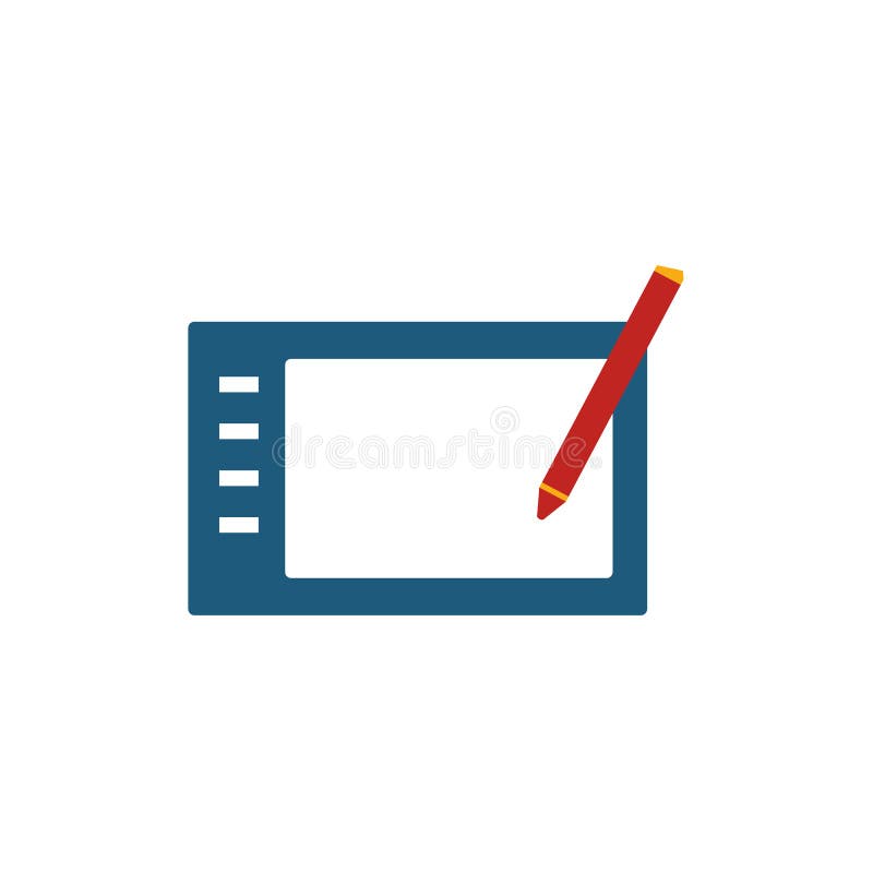 Graphics Tablet Icon. Simple Flat Element from Design Ui and Ux ...