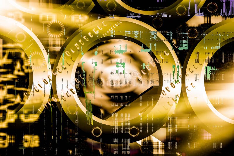 Technology and Light Effects Backgrounds Abstract Stock Illustration ...