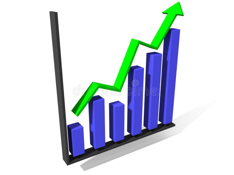 Graphique croissant illustration stock. Illustration du grille - 15365785