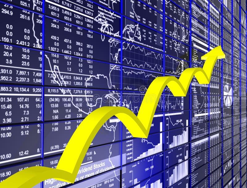 Graphique croissant illustration stock. Illustration du progrès - 3623978