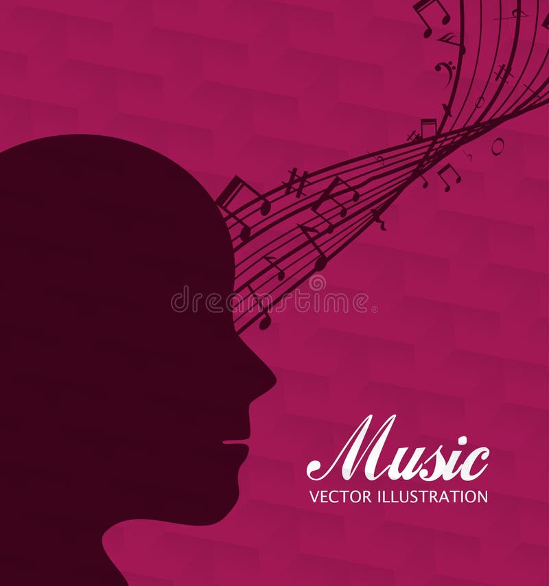 Graphique d'art de musique illustration stock. Illustration du volume ...