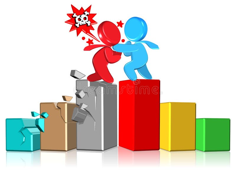 Graphique De Gestion De Conflit Illustration Stock - Illustration du ...