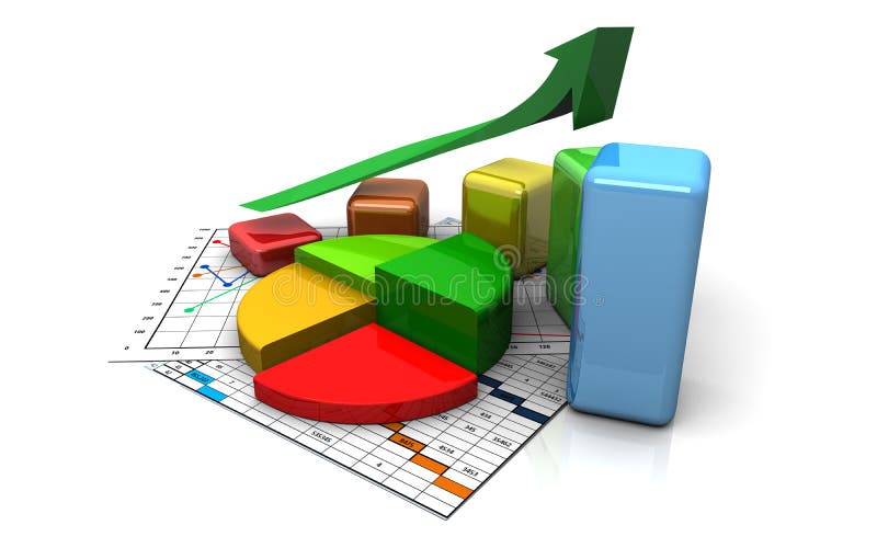 Graphique De Gestion, Diagramme, Tableau, Bar Illustration Stock - Illustration du bleu, compte ...