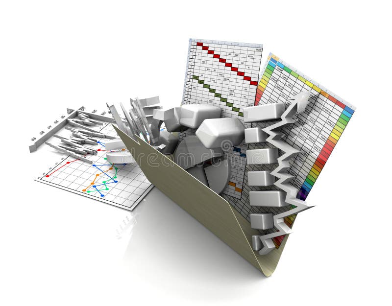 Graphique De Gestion, Tableau, Dessin De Diagramme Illustration Stock - Illustration du analyste ...