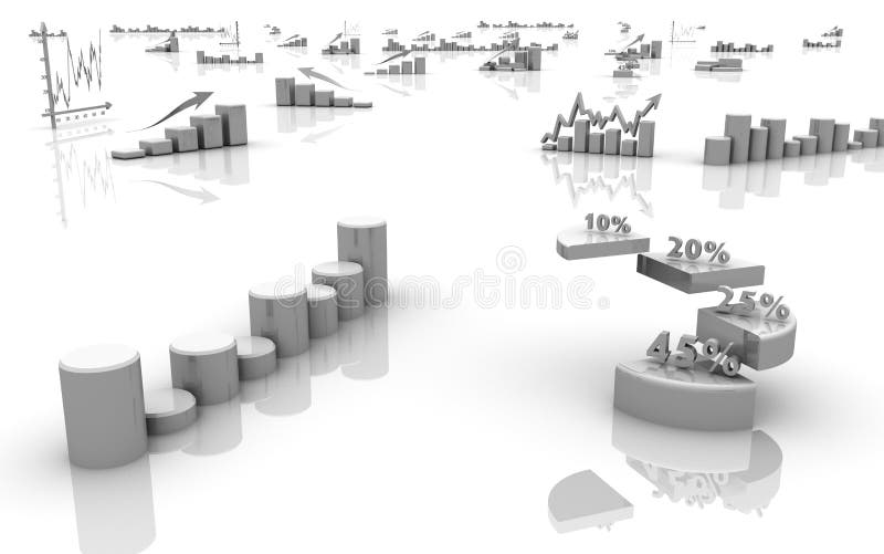 Graphique De Gestion, Tableau, Dessin De Diagramme Illustration Stock - Illustration du compte ...