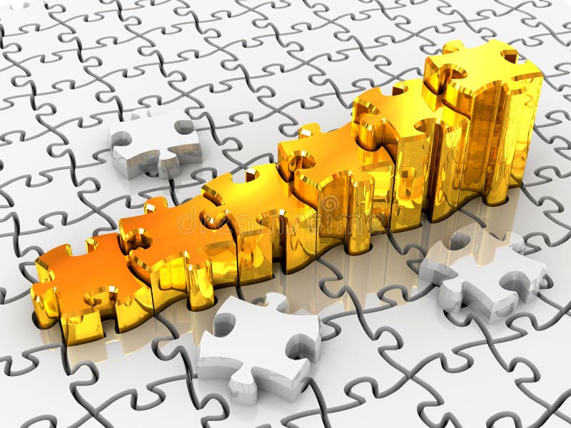 Graphique de puzzle illustration stock. Illustration du abstrait - 12374411