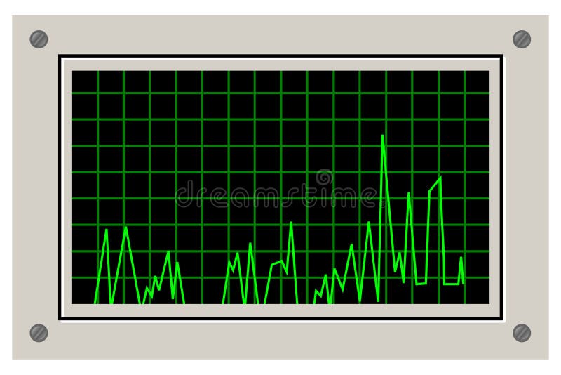 Graphique de signal illustration stock. Illustration du dessin - 34615548