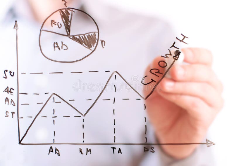 Graphique Et Diagramme D'analyse Commerciale Image stock - Image du ...