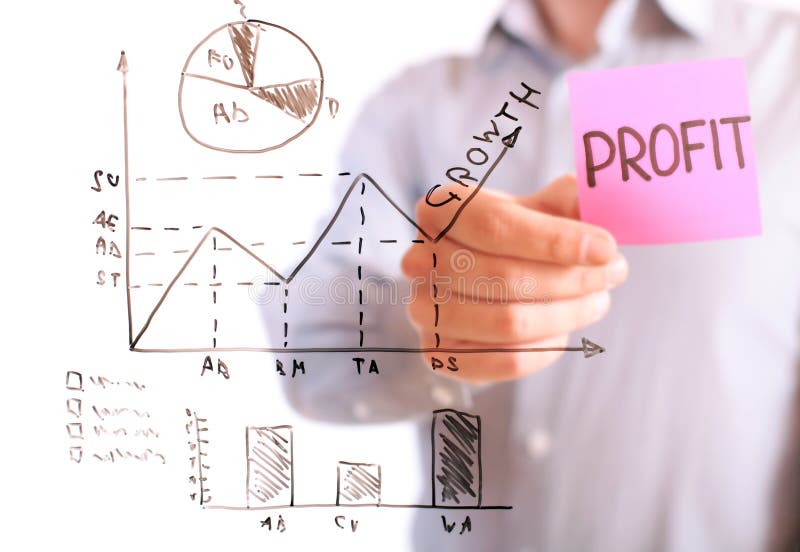 Graphique Et Diagramme D'analyse Commerciale Image stock - Image du ...