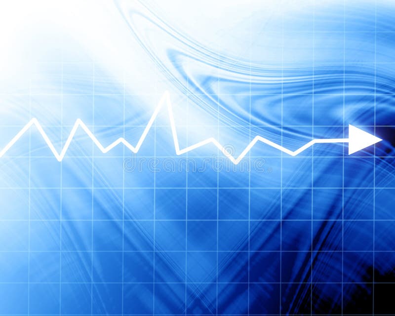 Graphique flèche montante illustration stock. Illustration of réussite ...