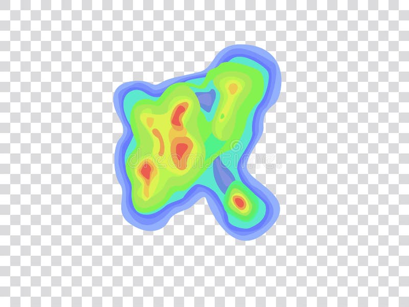 Graphique Vectorielle Des Rayons Infrarouges Avec Spectre De Points ...