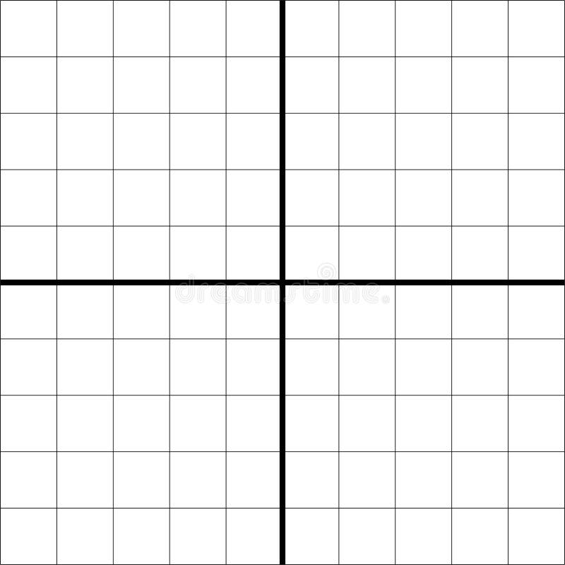 Graphique Vide D'axe De Deux Maths Pour La Présentation Illustration de ...