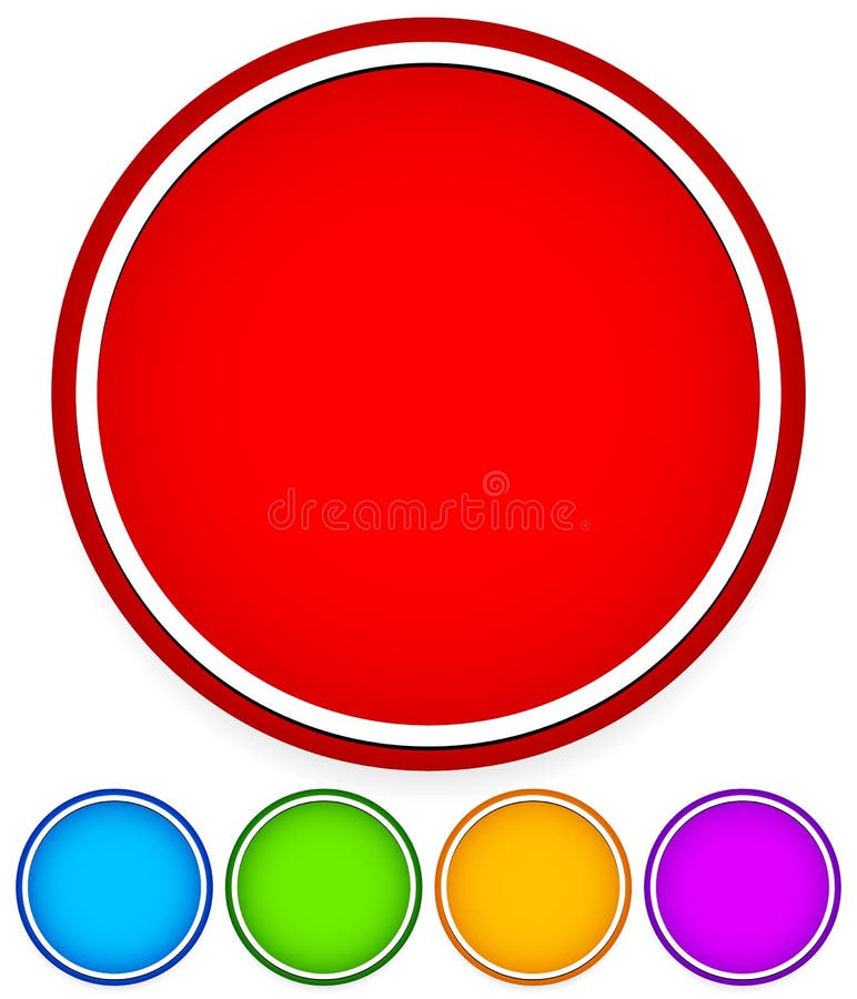 Graphiques De Cercle Avec L'espace Vide Illustration de Vecteur ...