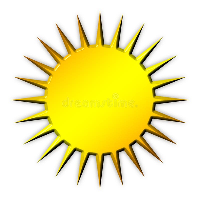 Graphisme d'or de Sun illustration stock. Illustration du énergie - 605452