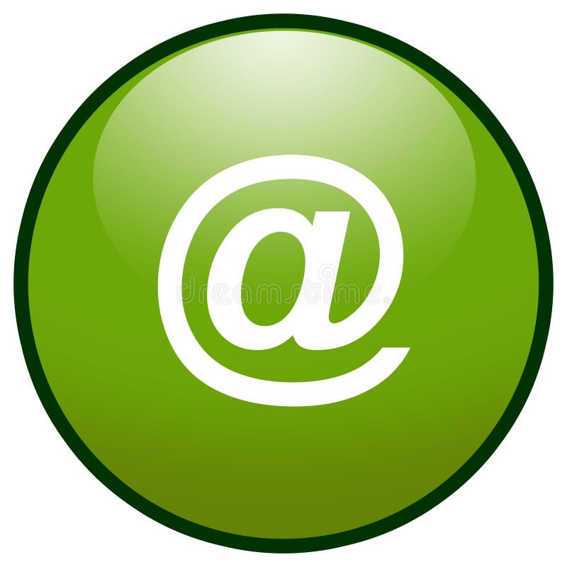 Graphisme De Bouton De Signe D'email (vert) Illustration Stock ...