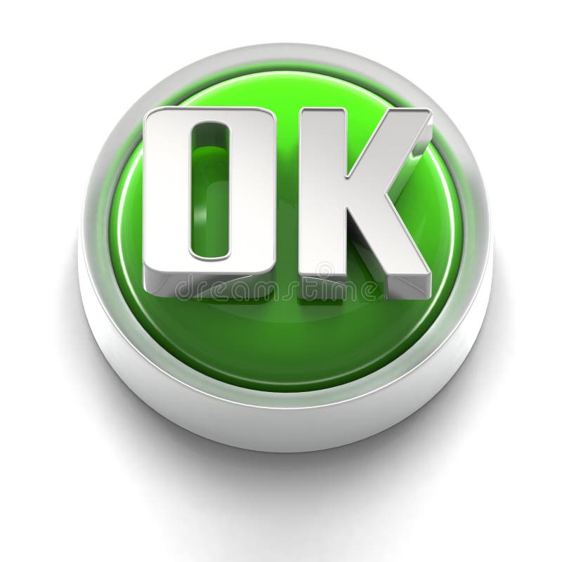 Graphisme de bouton : OK illustration stock. Illustration du accord ...
