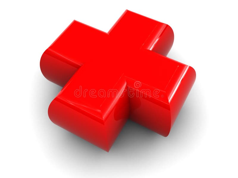 Croix-Rouge illustration stock. Illustration du modifié - 12131709
