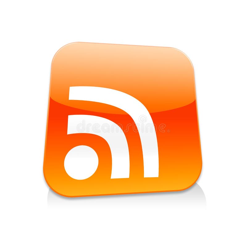 Symbole de RSS image stock. Image du nouvelles, flux - 36812829