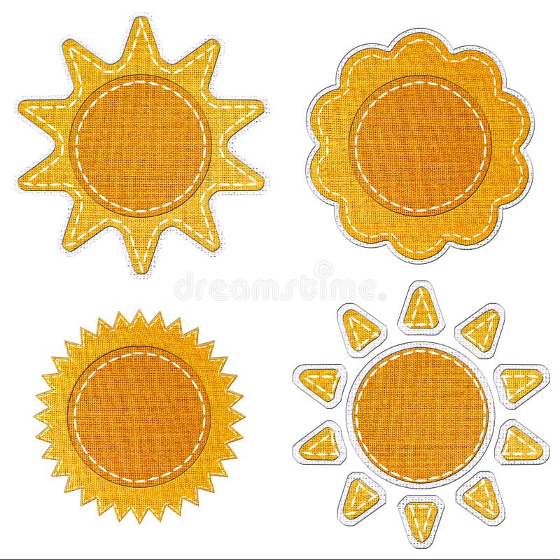 Graphisme Du Soleil De Tissu. Illustration Stock - Illustration du ...