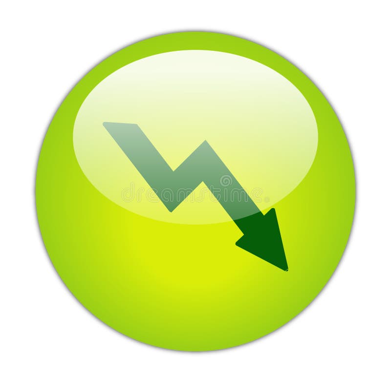 Icône de perte illustration de vecteur. Illustration du diminuer ...