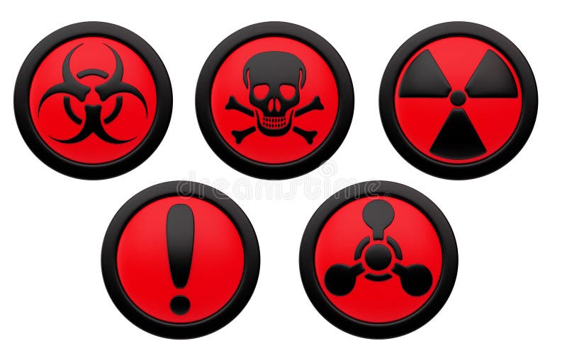 Graphismes Avec Des Symboles De Risque. Image Image: 18959434
