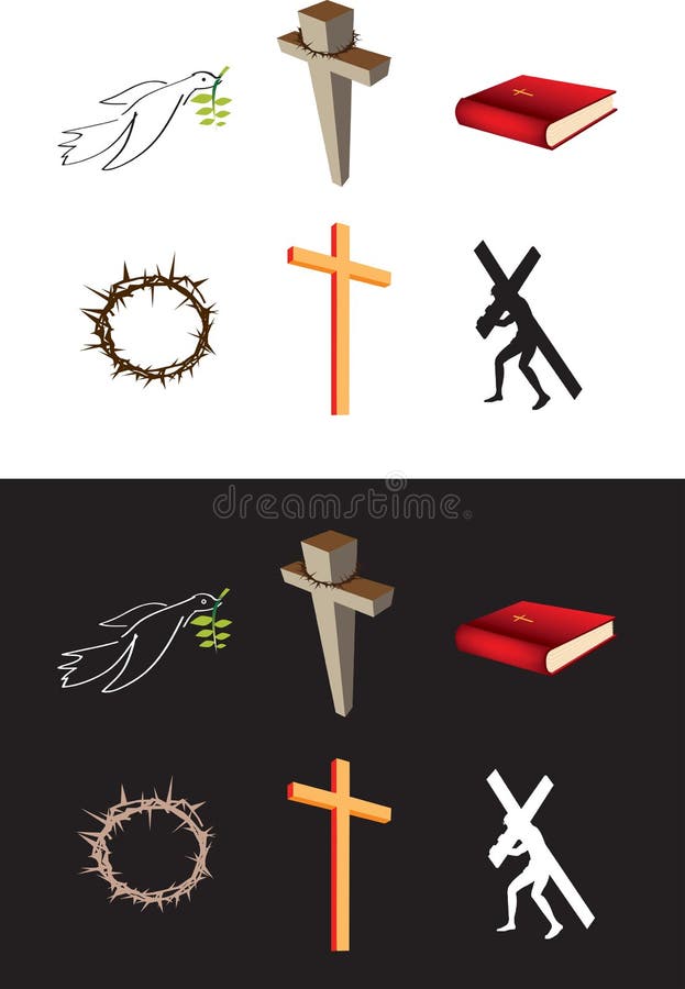 Symbole de christianisme illustration de vecteur. Illustration du ...