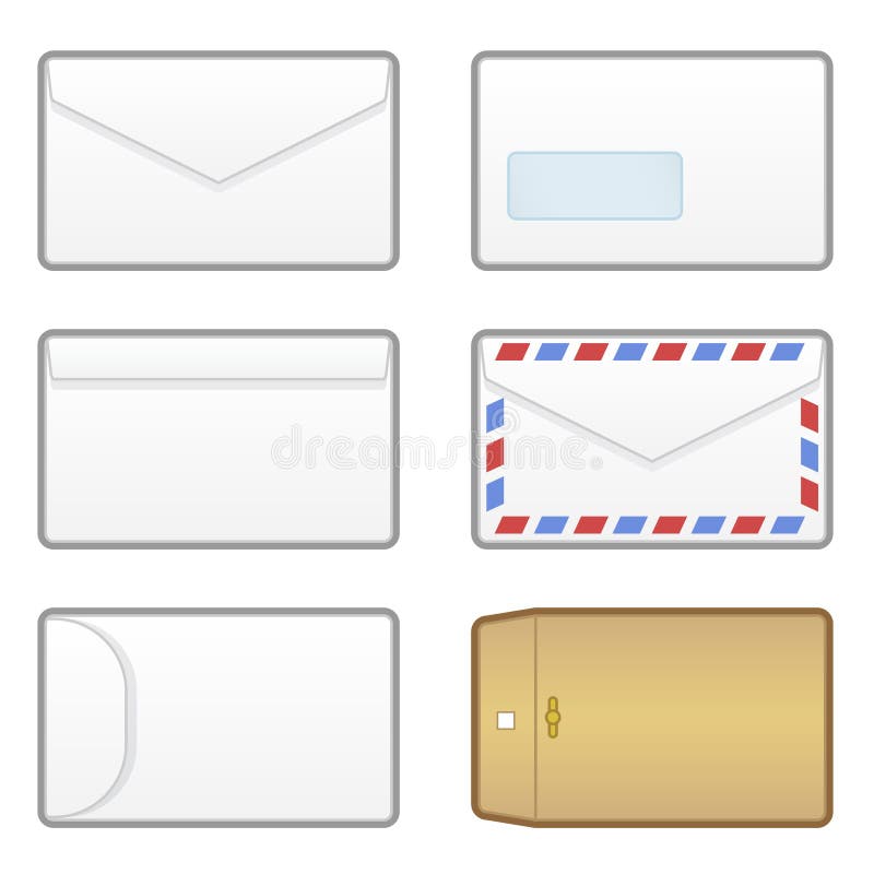 Graphismes d'enveloppe illustration de vecteur. Illustration du bureau ...