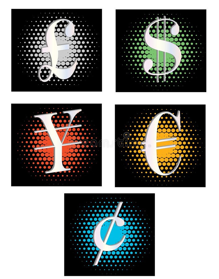 Graphismes de devise illustration stock. Illustration du symboles ...