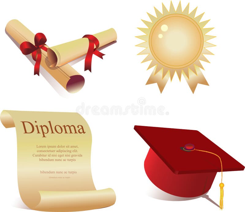 Graphismes Pour La Graduation Illustration de Vecteur - Illustration du ...