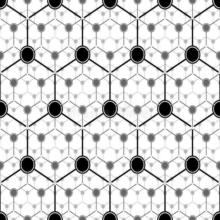 Graphite atom structure stock vector. Illustration of black - 6544235