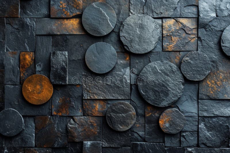 Graphite-colored Stone Texture , Dark Abstract Background Stock Photo ...
