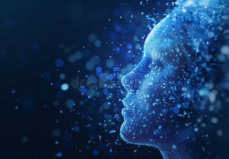 Graphite Dispersion Effect of a Man S Face. Disintegration of ...