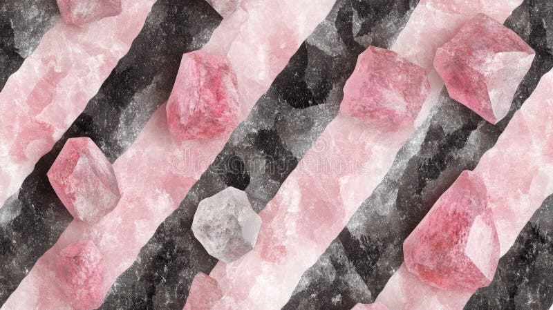 Graphite Gray Rose Quartz Badger Stripe Seamless Texture Stock ...