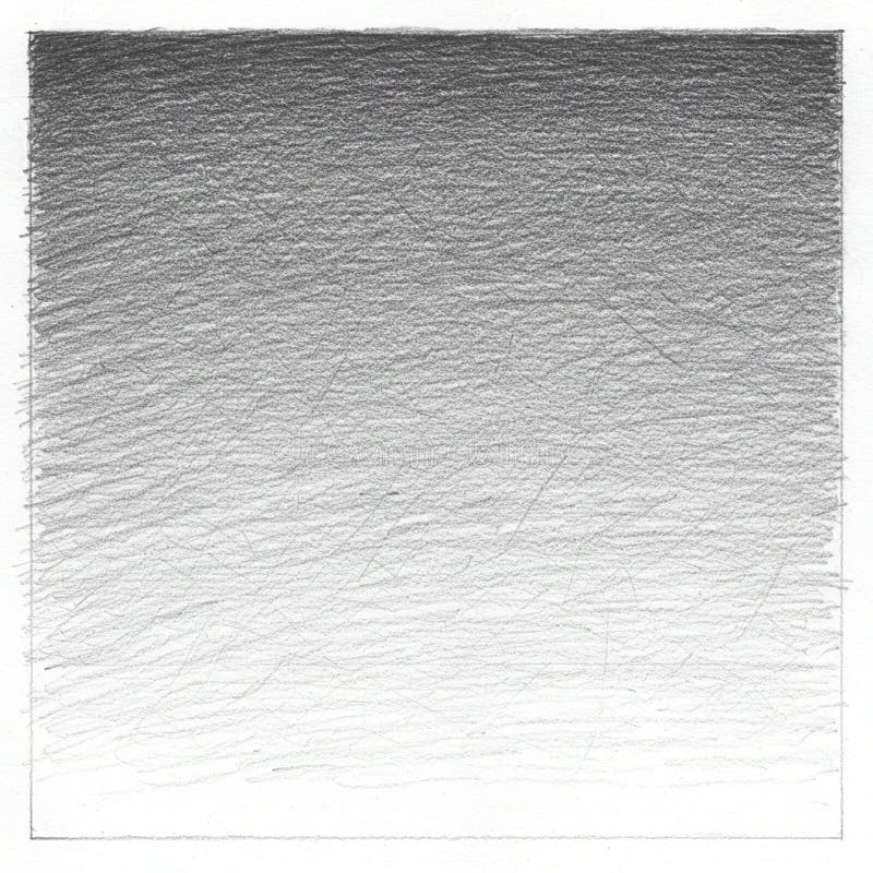 Graphite Pencil Drawing Features a Gradient Texture Transitioning ...