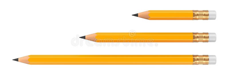 Long Short Pencils Stock Illustrations – 88 Long Short Pencils Stock ...