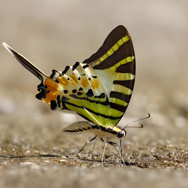 Graphium Androcles has an Interesting Pattern, and the Size is Quite ...