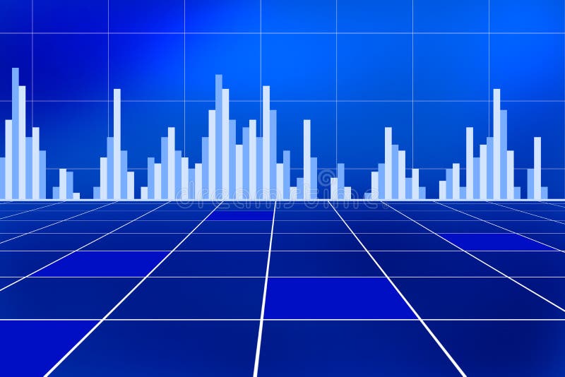 Graphs stock illustration. Illustration of graphs, blue - 14229650